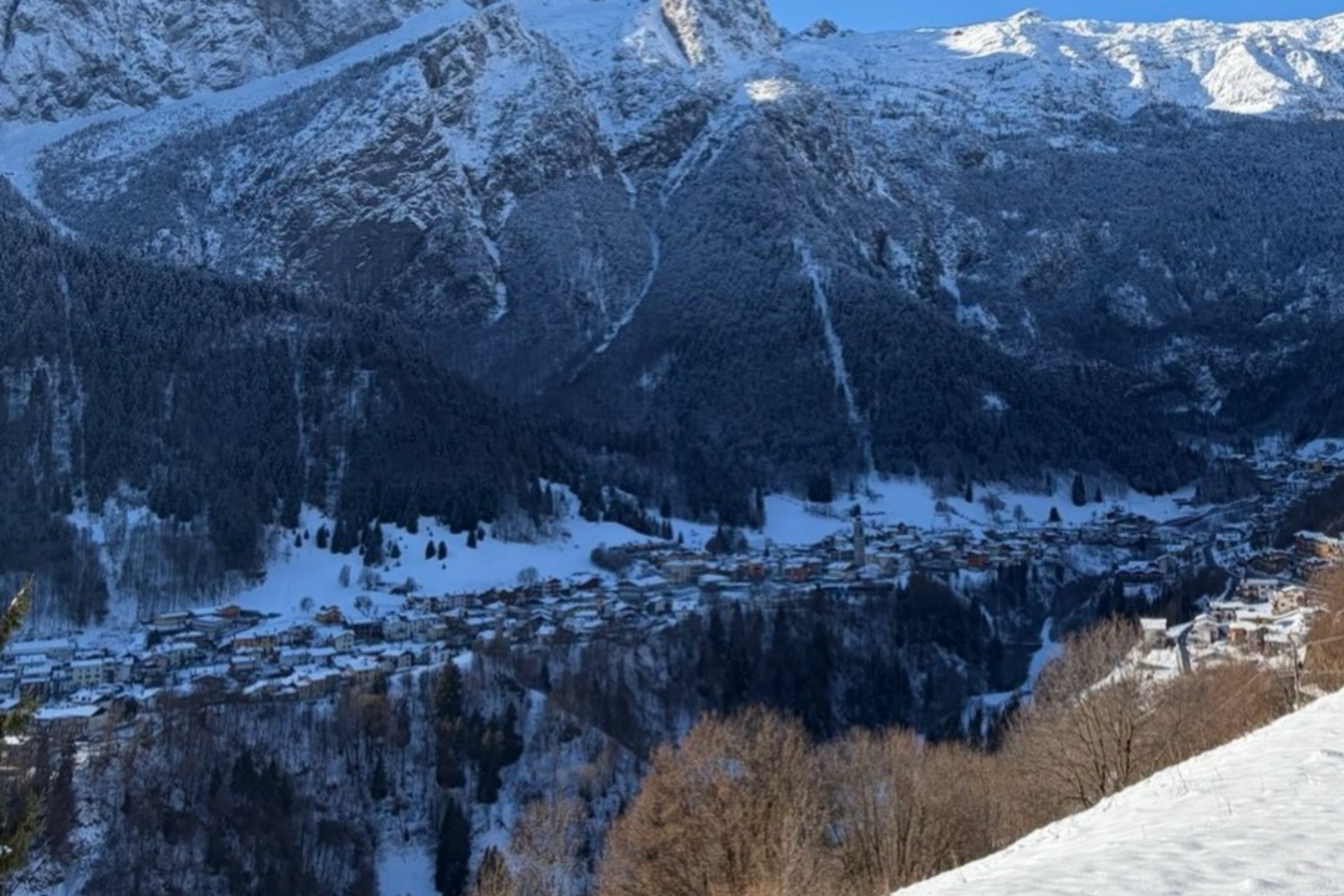 È tornata la neve sulle valli di Bergamo: temperature ancora favorevoli ...